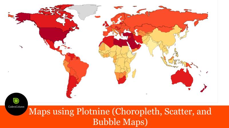 Maps using Plotnine (Choropleth, Scatter, and Bubble Maps)